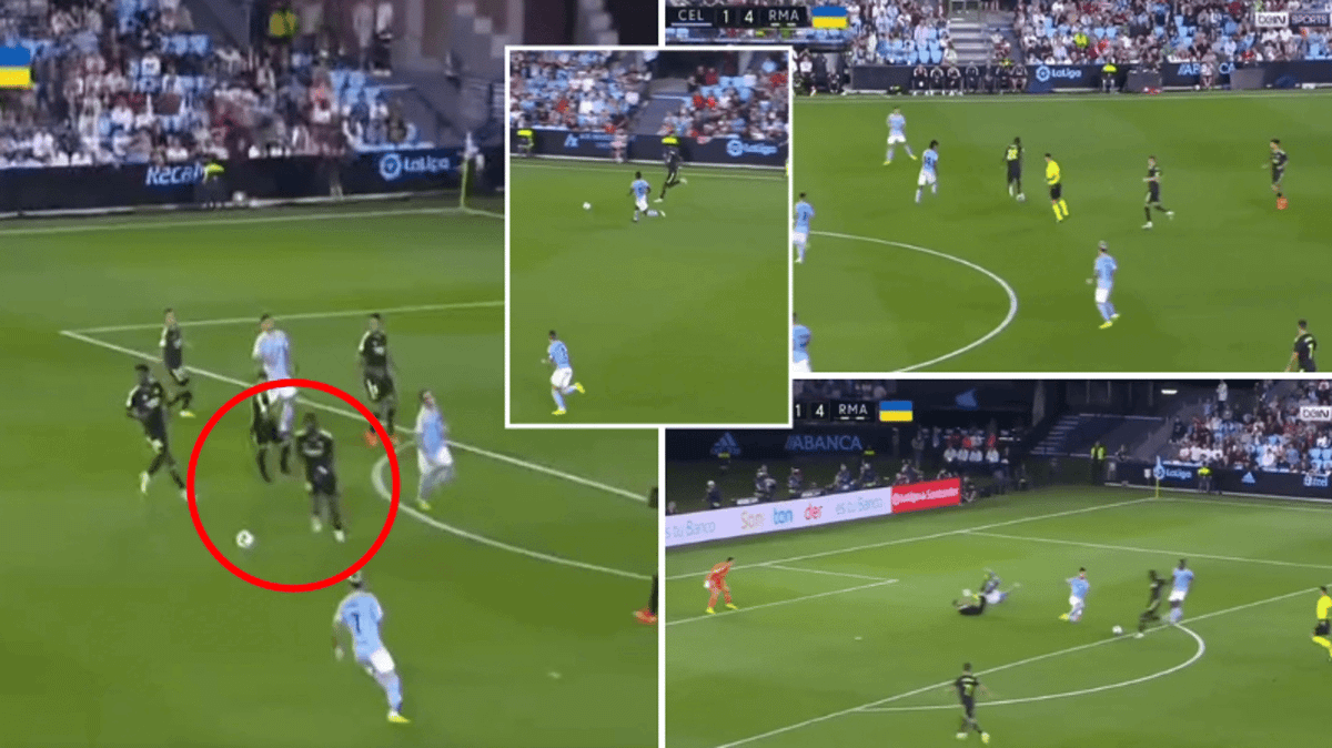 Footage of Antonio Rudiger’s outrageous run during Real Madrid match ...