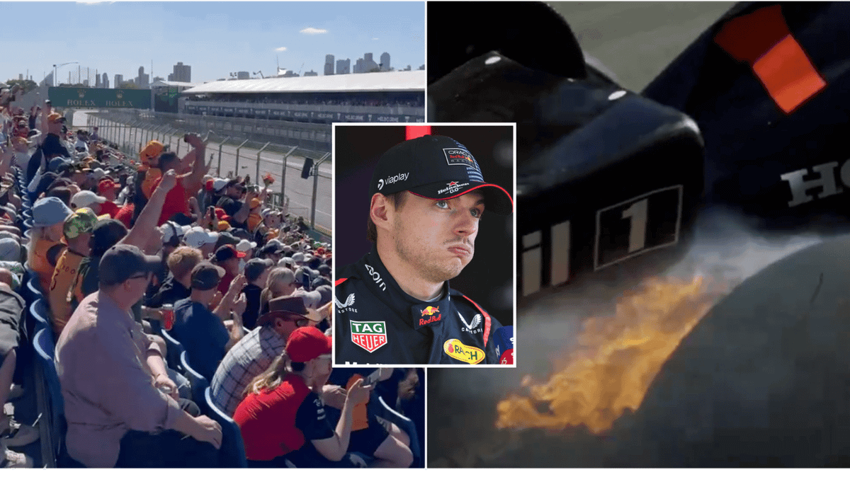Unseen footage shows F1 fans cheering Max Verstappen retirement at ...