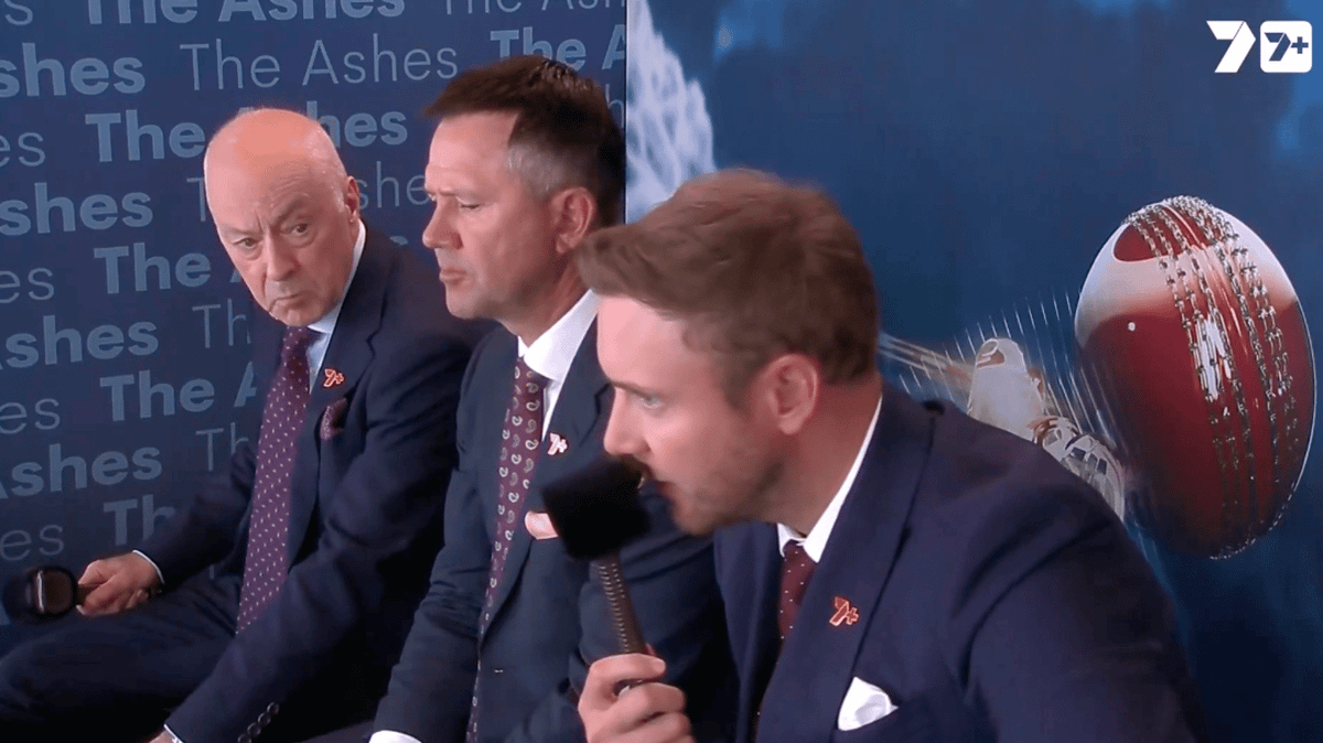 Stuart Broad Stuns Ricky Ponting With On-Air Dig as Aussie Commentator ...