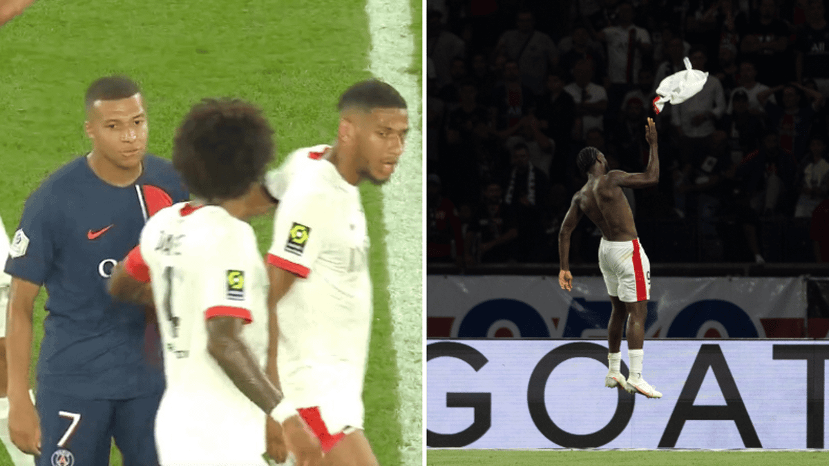 Nice striker Terem Moffi trolls Kylian Mbappe on social media after ...