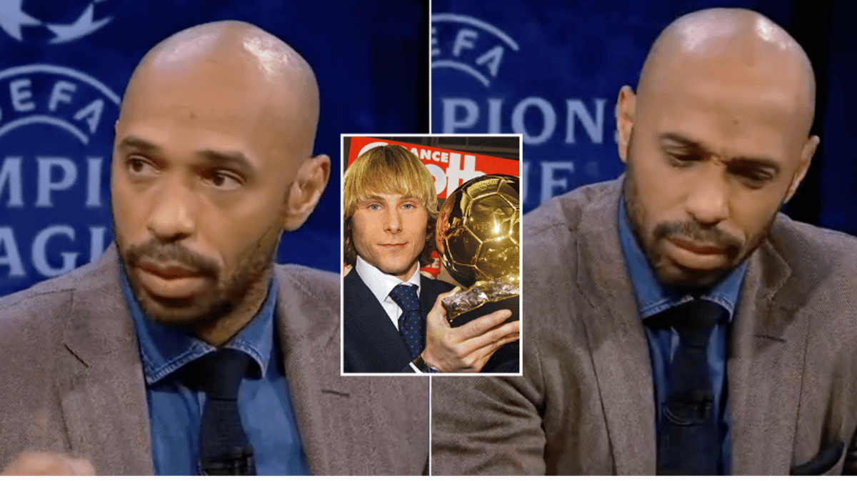 Thierry Henry addresses not winning the 2003 Ballon d'Or, he gave the ...