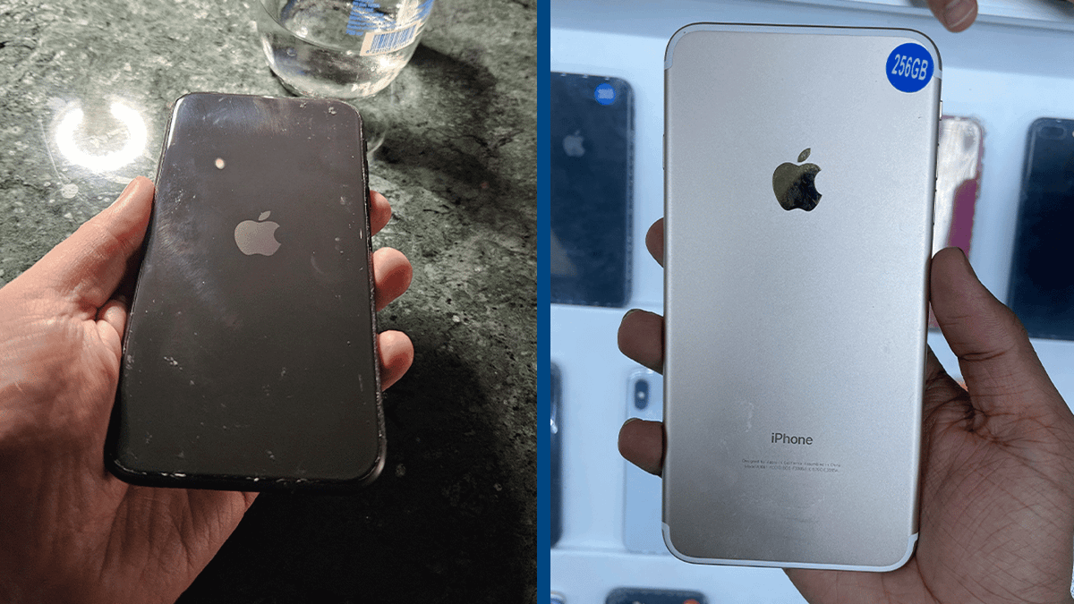 Man shows off his new 'iPhone with no camera' on the back and everyone ...