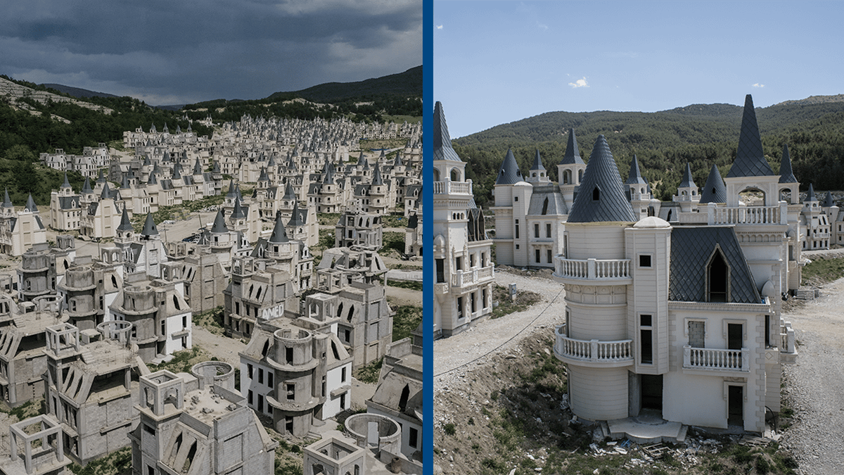 Chilling $200,000,000 ghost town with 732 Disney-style castles has been ...