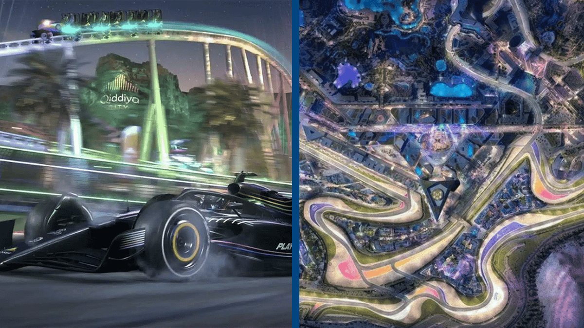 Saudi Arabia’s new F1 track looks like something out of Mario Kart