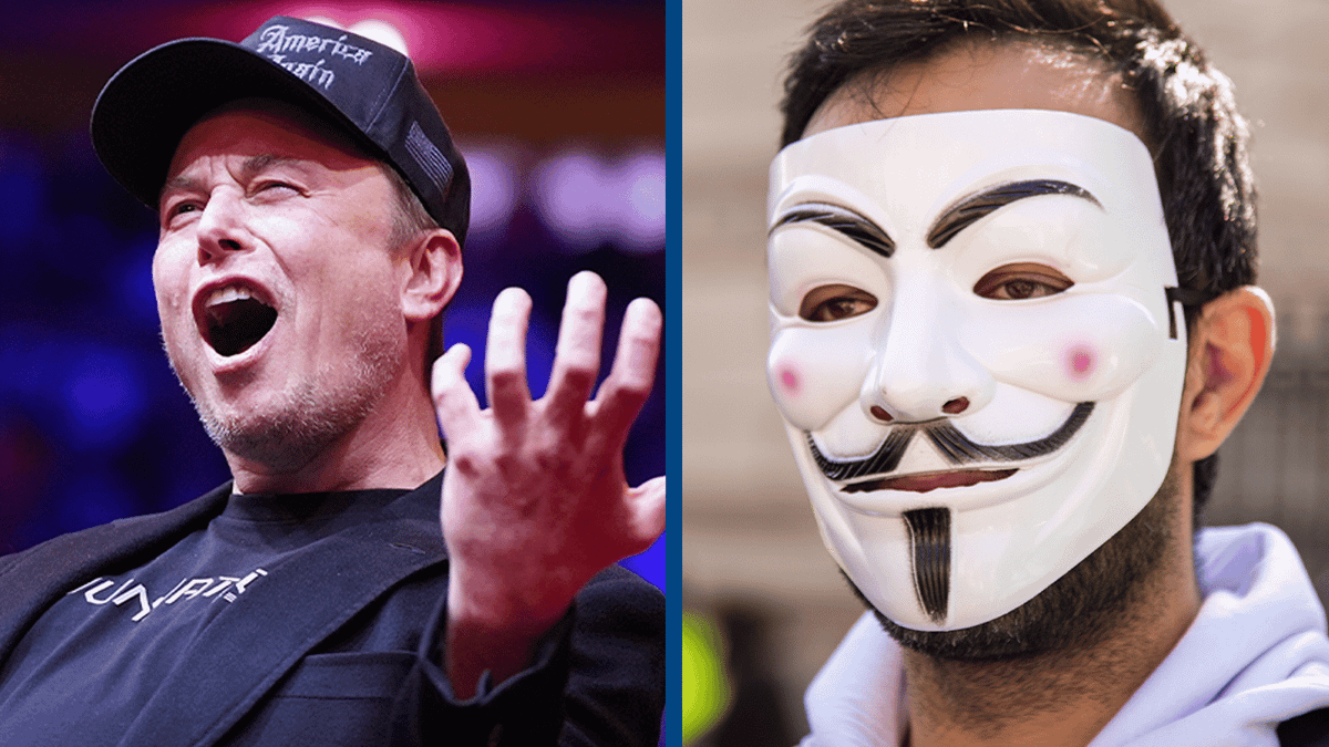 Elon Musk lashes out at hacking group Anonymous following savage ...