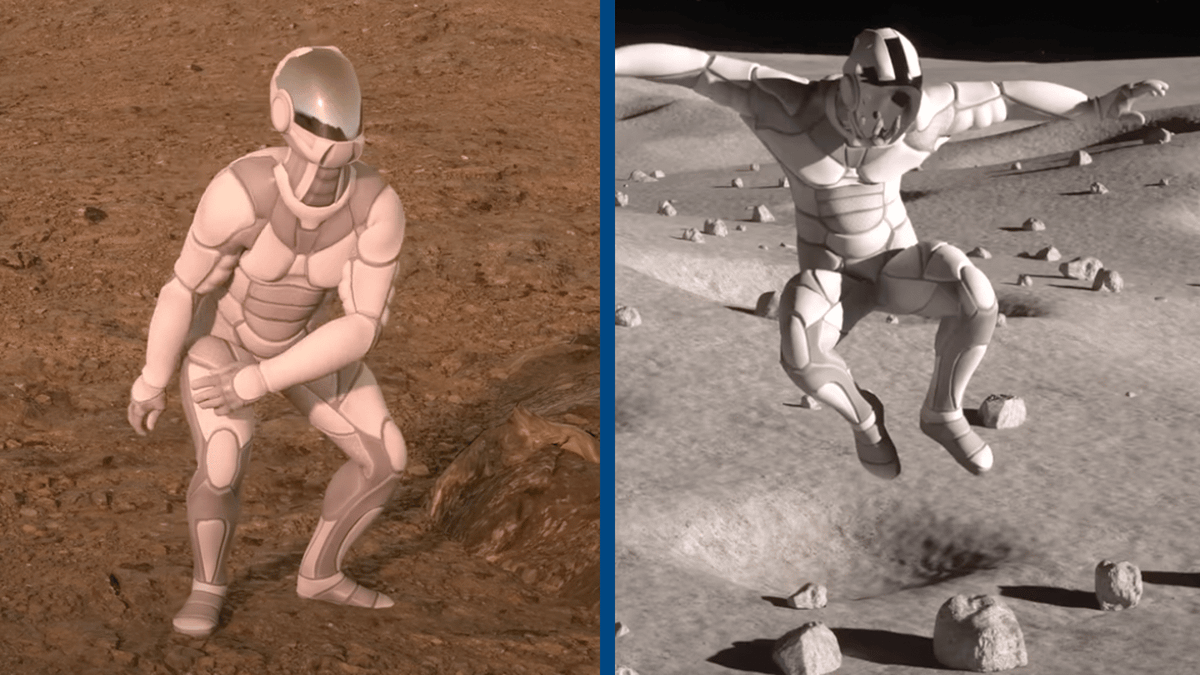 Fascinating video shows how high you could jump on different planets