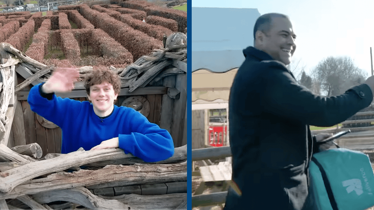 Man gets Uber Eats delivered to longest maze in UK to see if the ...