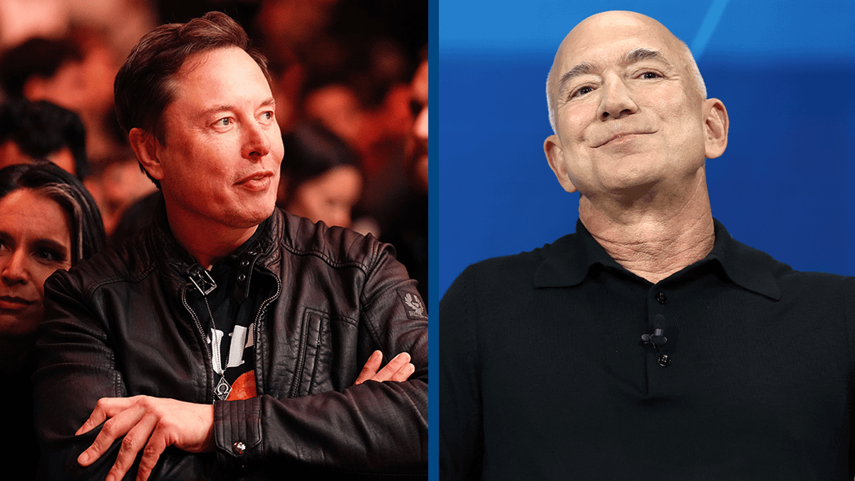 Amazon founder Jeff Bezos says he sees 'no threat' from Tesla ...