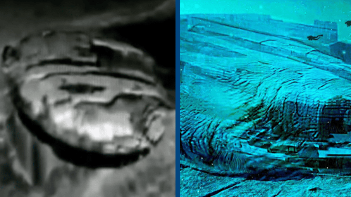 The mystery behind 'UFO-like' structure 'with stairs' discovered at the ...