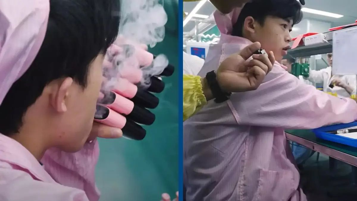 Shocking video shows unbelievable way every single vape is tested ...