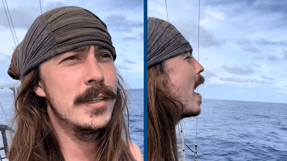 Man sailing Pacific Ocean freaks out viewers after traveling to the ...
