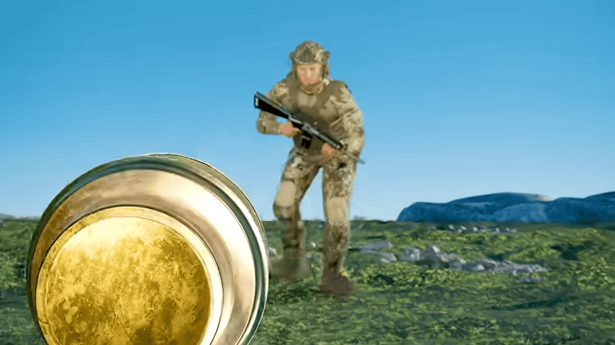 Terrifying simulation shows how soldier survived after live grenade was ...