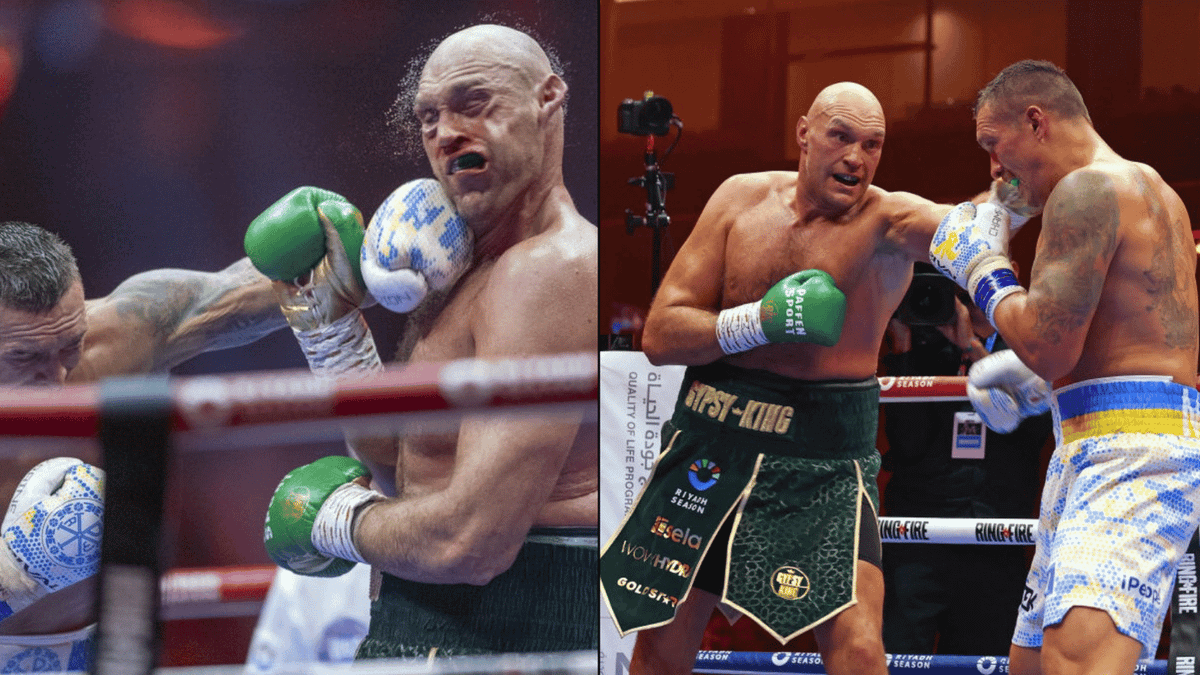 Official Fury v Usyk punch statistics show how brutal the fight ...