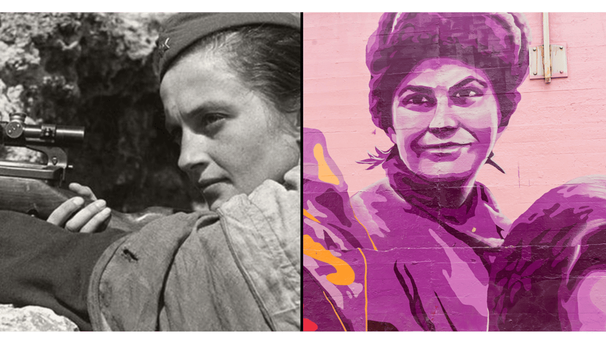 'Lady Death' fought the Nazis in WWII and became the deadliest female ...