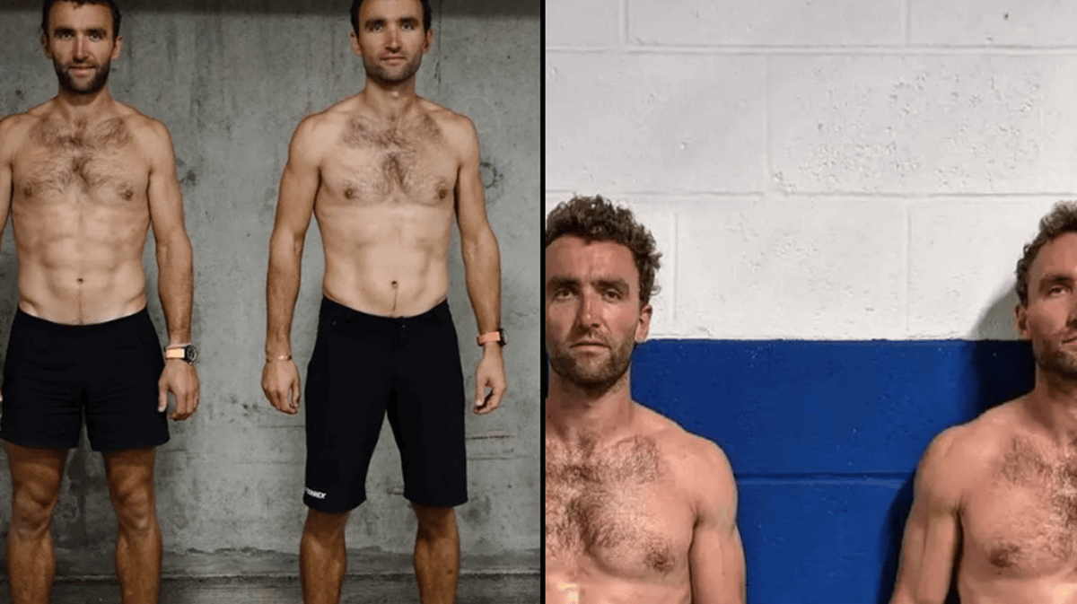 Set of identical twins went on separate vegan and meat diets to see if ...