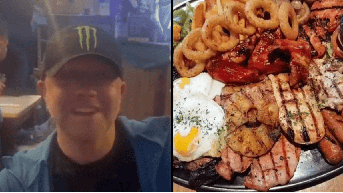 Steakhouse owner has new champion as man smashes mixed grill challenge ...