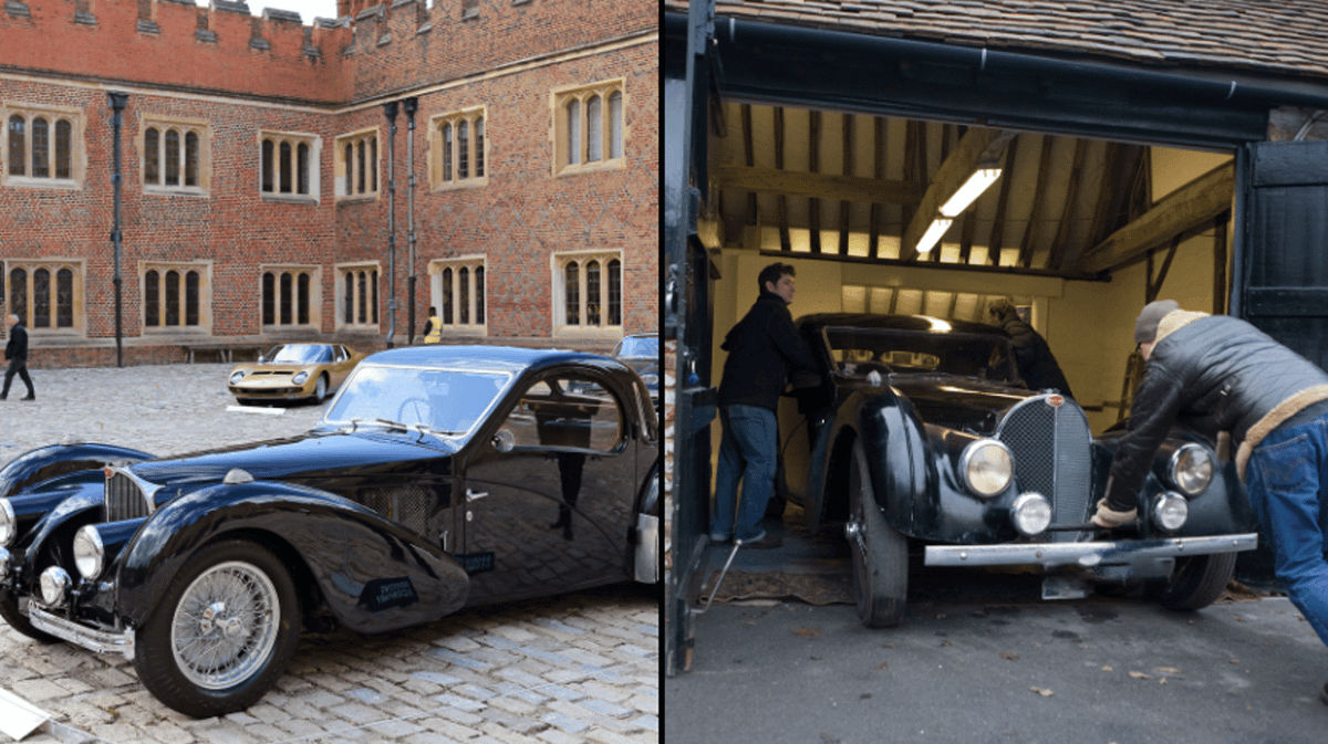 Incredibly rare 1937 Bugatti Type 57S sold for £3 million after being ...