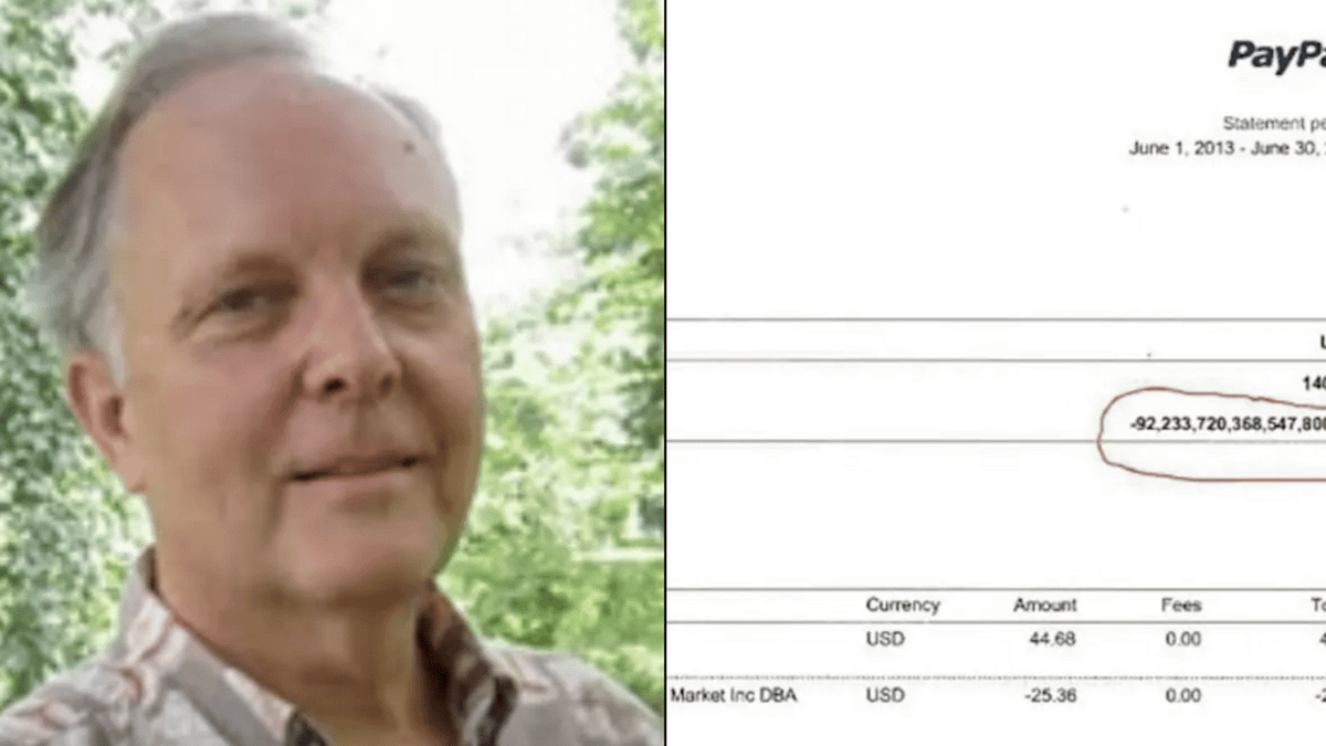 Man became richest person of all time for two minutes with £70 ...