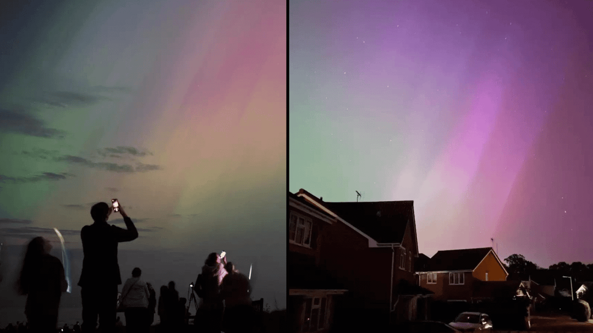 Map reveals exact areas to catch Northern Lights again tonight in UK