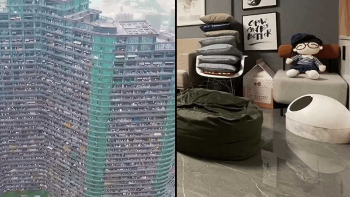 Inside flat from Black Mirror style building where 20,000 people live ...