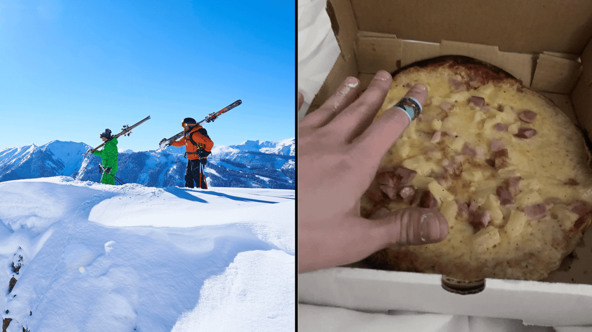 Tourist who ordered two pizzas at popular ski resort left stunned after ...