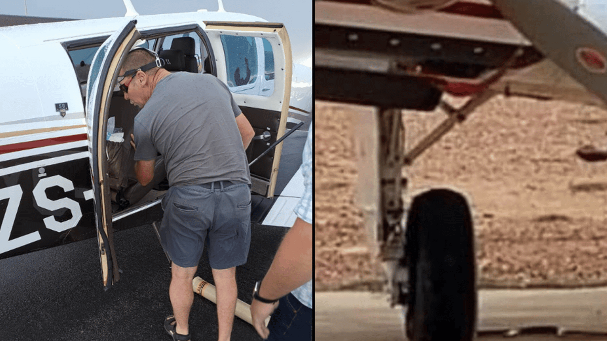 South African pilot forced to make emergency landing after finding ...