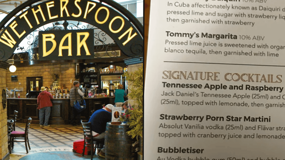 Wetherspoon now serving 'worst drink in the world' as new cocktail is ...