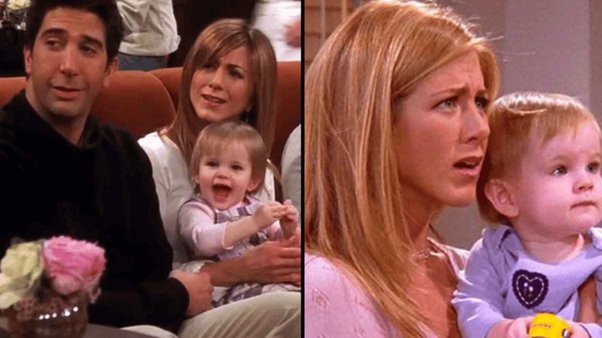 Twins who played Ross and Rachel’s baby in Friends catch fans by ...