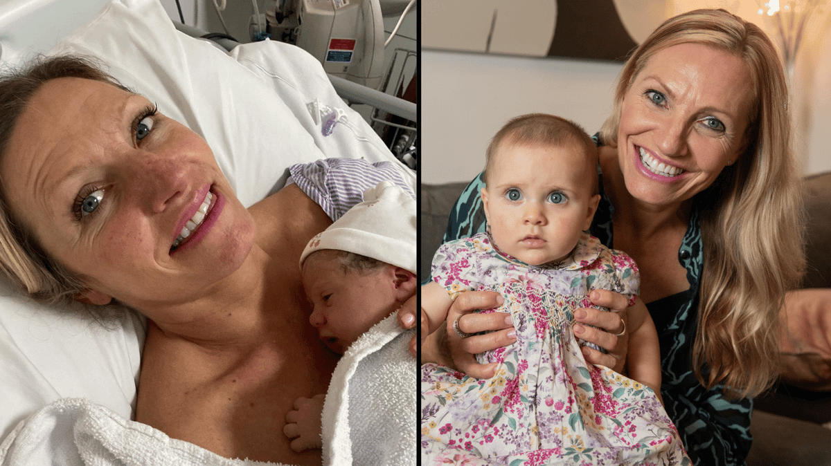 Single mum who had her first baby at 50 says it was the right time to ...