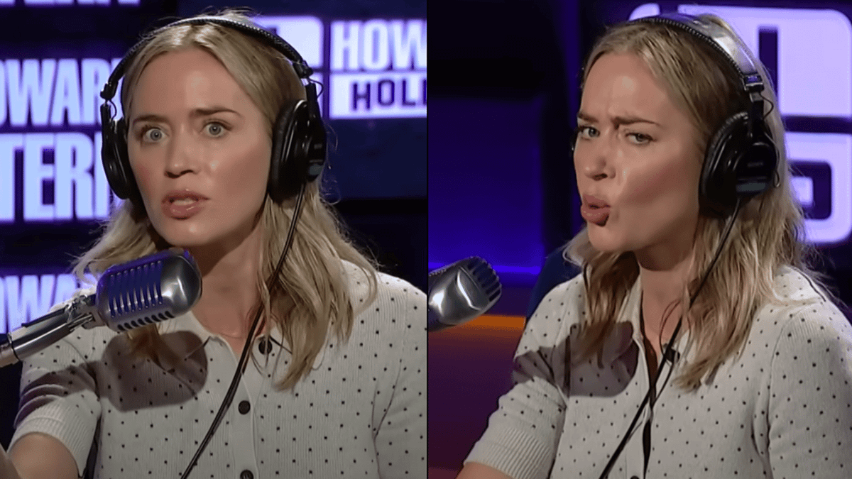 Emily Blunt said she 'absolutely' wanted to throw up after kissing co ...