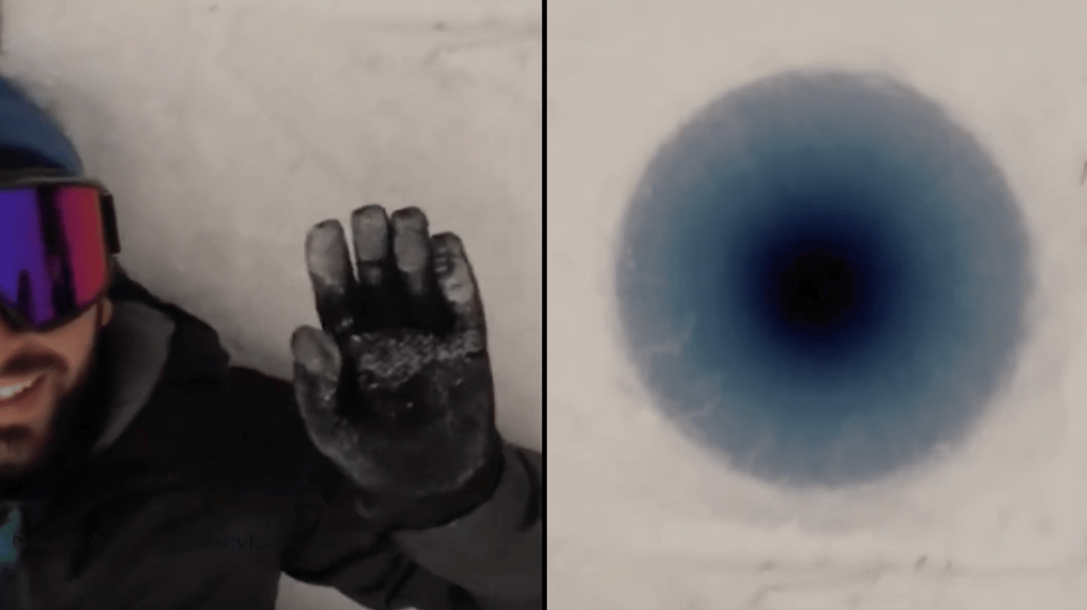Someone dropped a camera into a hole beneath Antarctica to make an ...