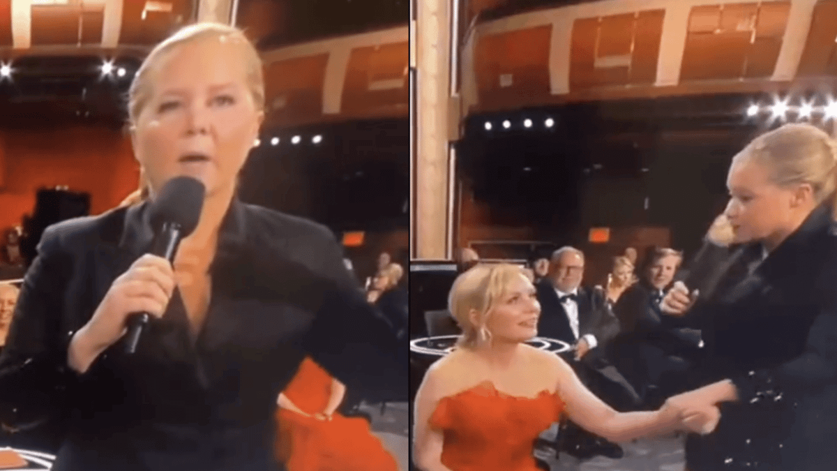 Amy Schumer Joke With 'Seat Filler' Creates Incredibly Awkward Moment