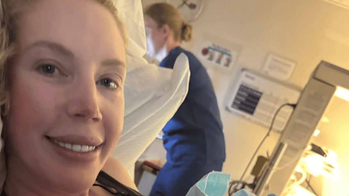 Katherine Ryan gives sweet first look at baby after labour lasts just ...