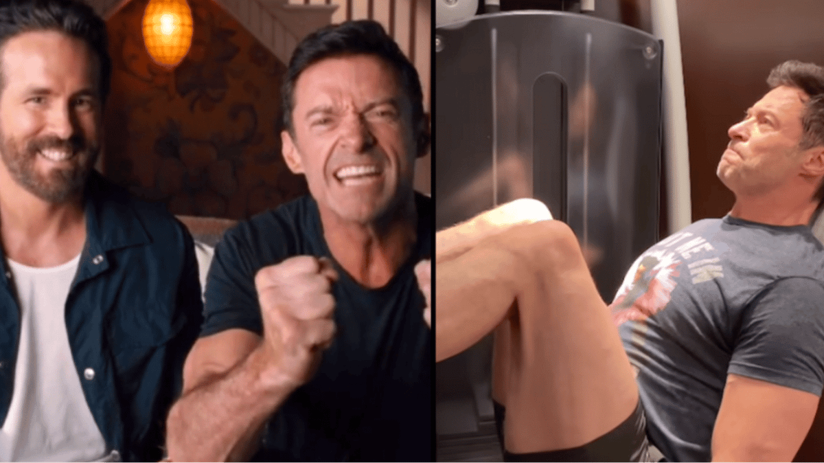 Ryan Reynolds says it’s been tough keeping up with 'beast' Hugh Jackman ...