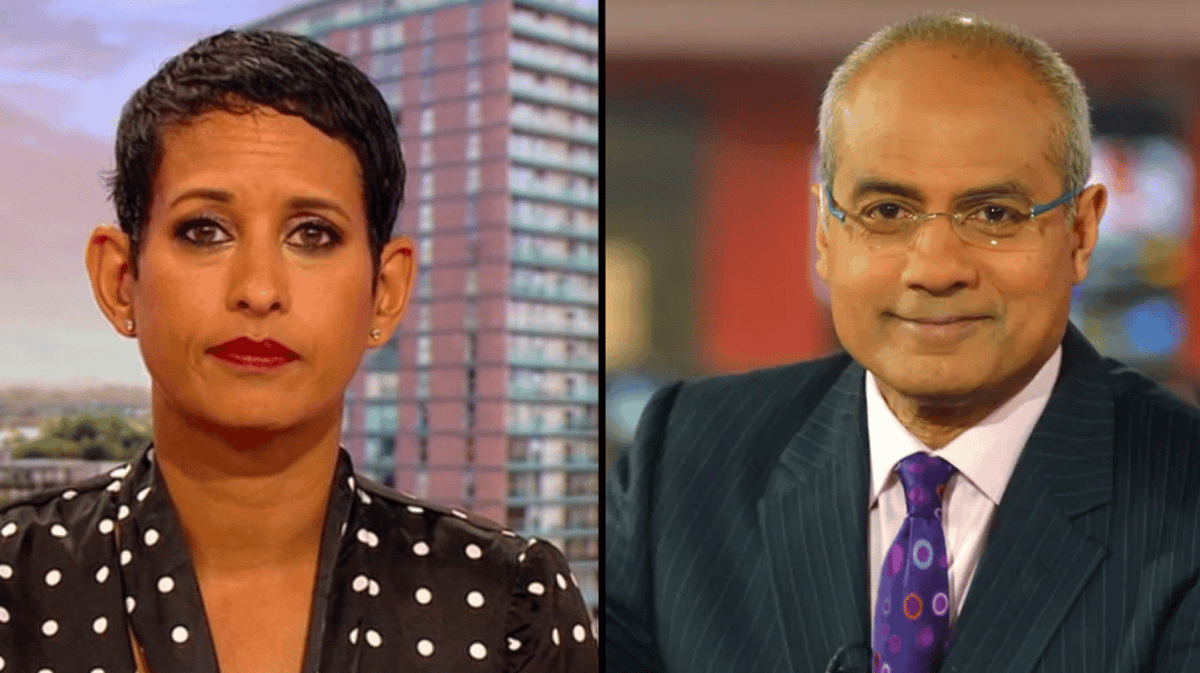 Naga Munchetty fights back tears as she learns about BBC newsreader ...