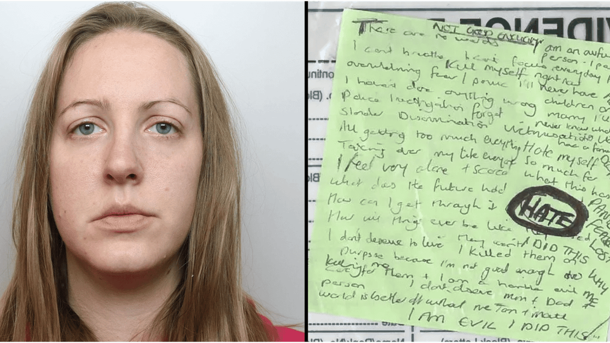 Police found disturbing post-it note in Lucy Letby's house where she ...