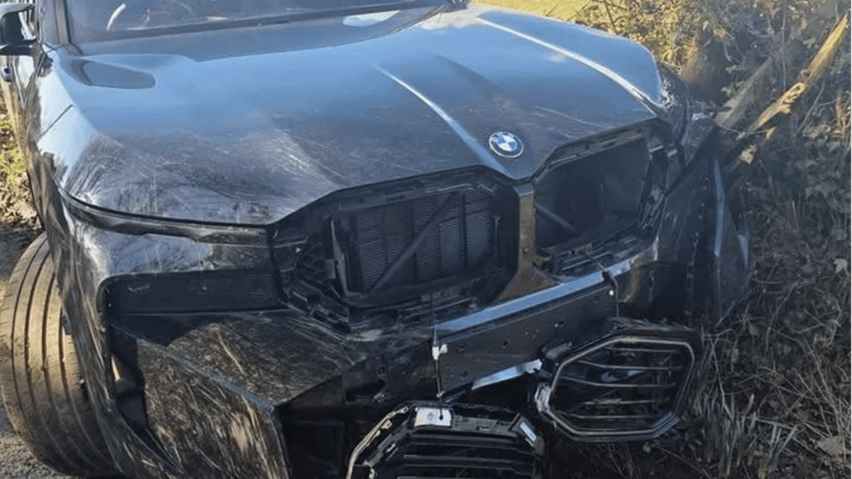 Couple return from holiday to find £157,000 BMW smashed up after ...