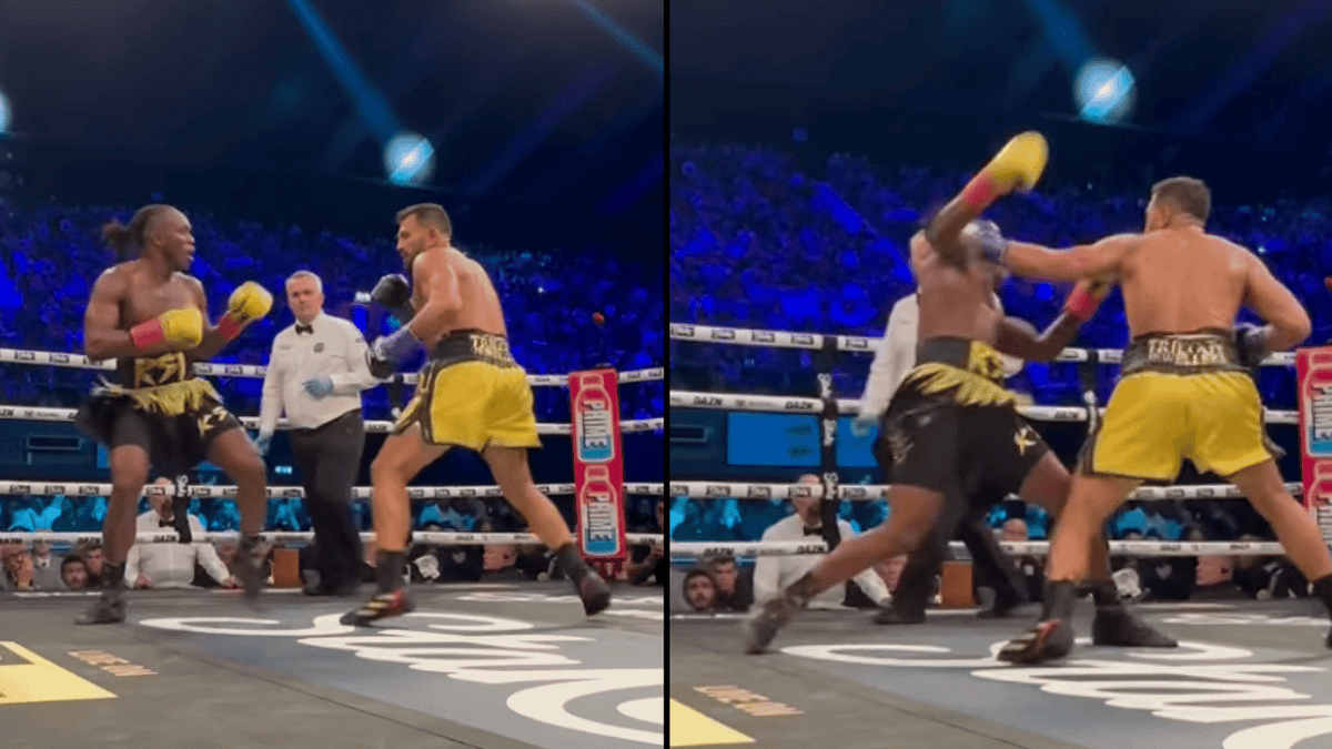 KSI shares different angle of his 'cheating' KO hours before being ...
