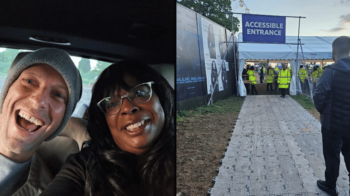 Disabled woman shocked at Chris Martin’s incredible gesture at Radio 1 ...