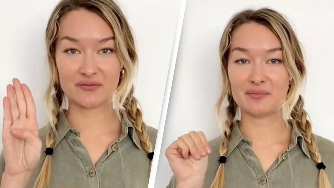 Viral TikTok Hand Signal Saves Woman From Alleged Kidnapper At viral-tiktok-hand-signal-saves-woman-from-alleged-kidnapper-at